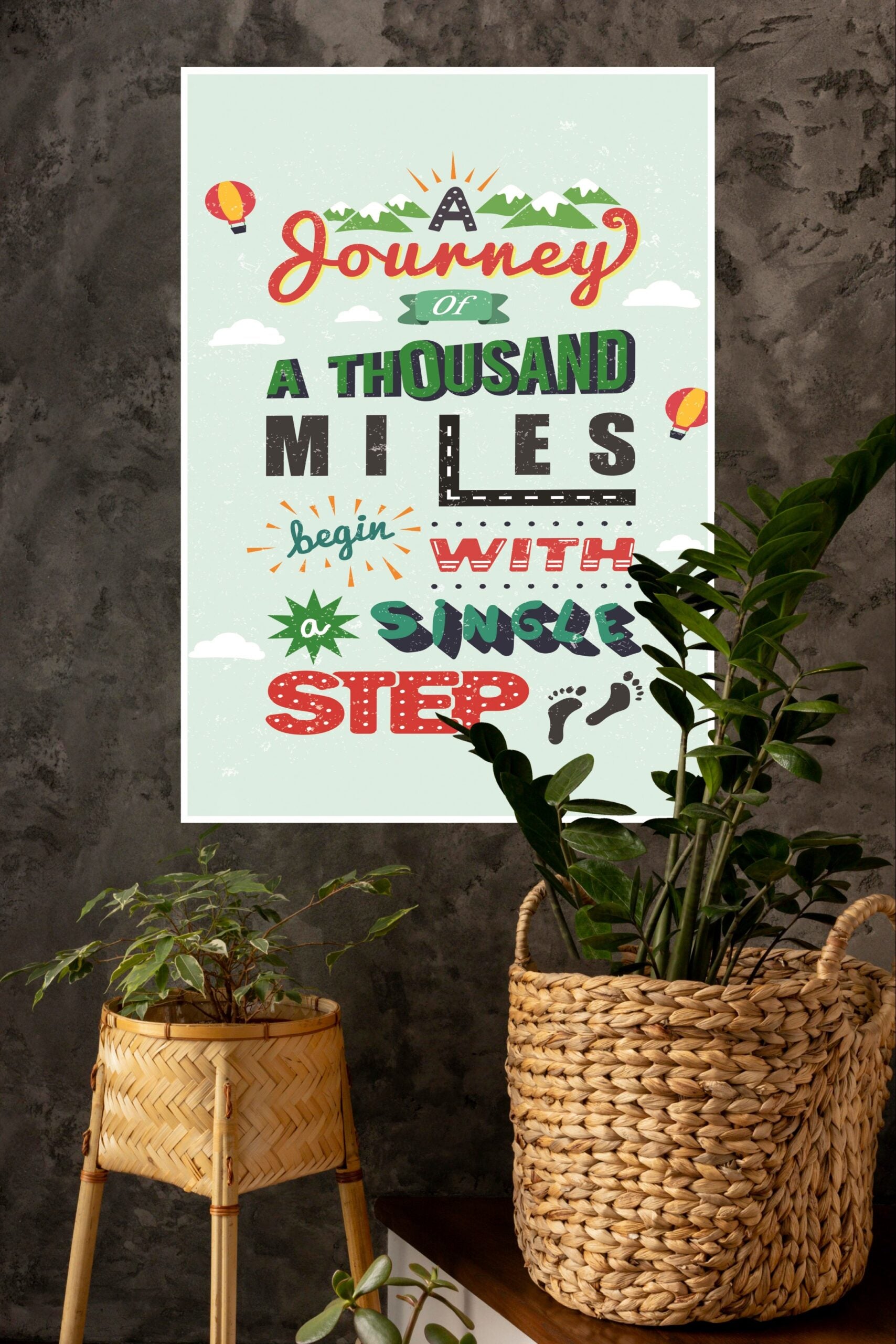 A Journey Poster | Gym and Motivational Quotes Posters – The Poster Valley
