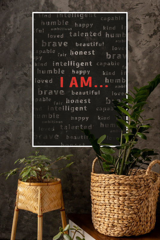 I am Poster | Gym and Motivational Quotes Posters – The Poster Valley