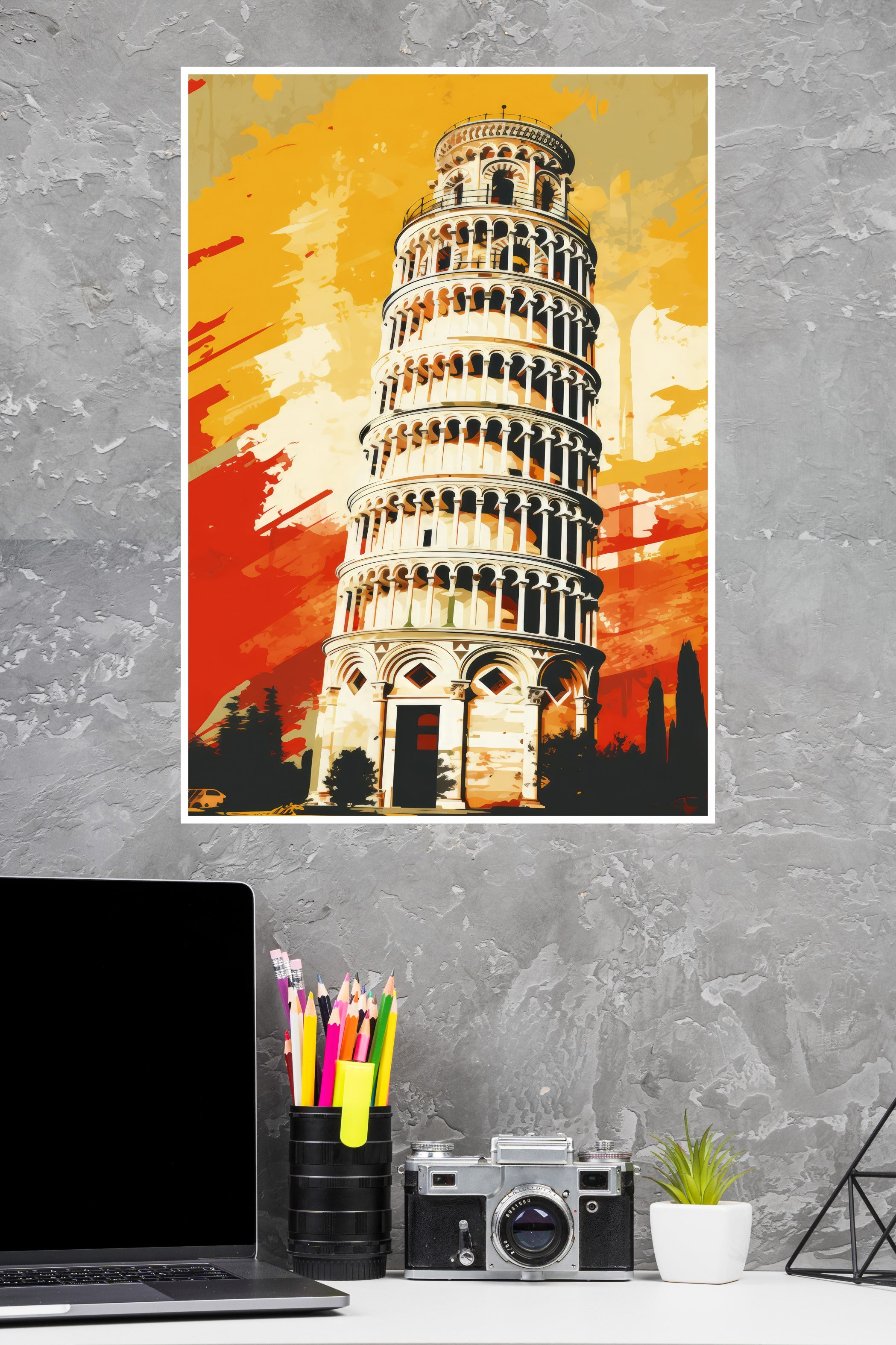 Leaning Tower of Pisa Poster | Art Posters – The Poster Valley