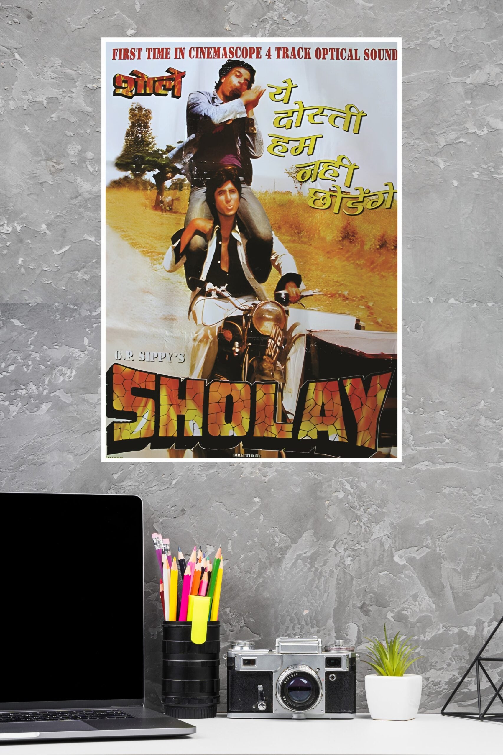Sholay Movie Poster | Bollywood Posters – The Poster Valley