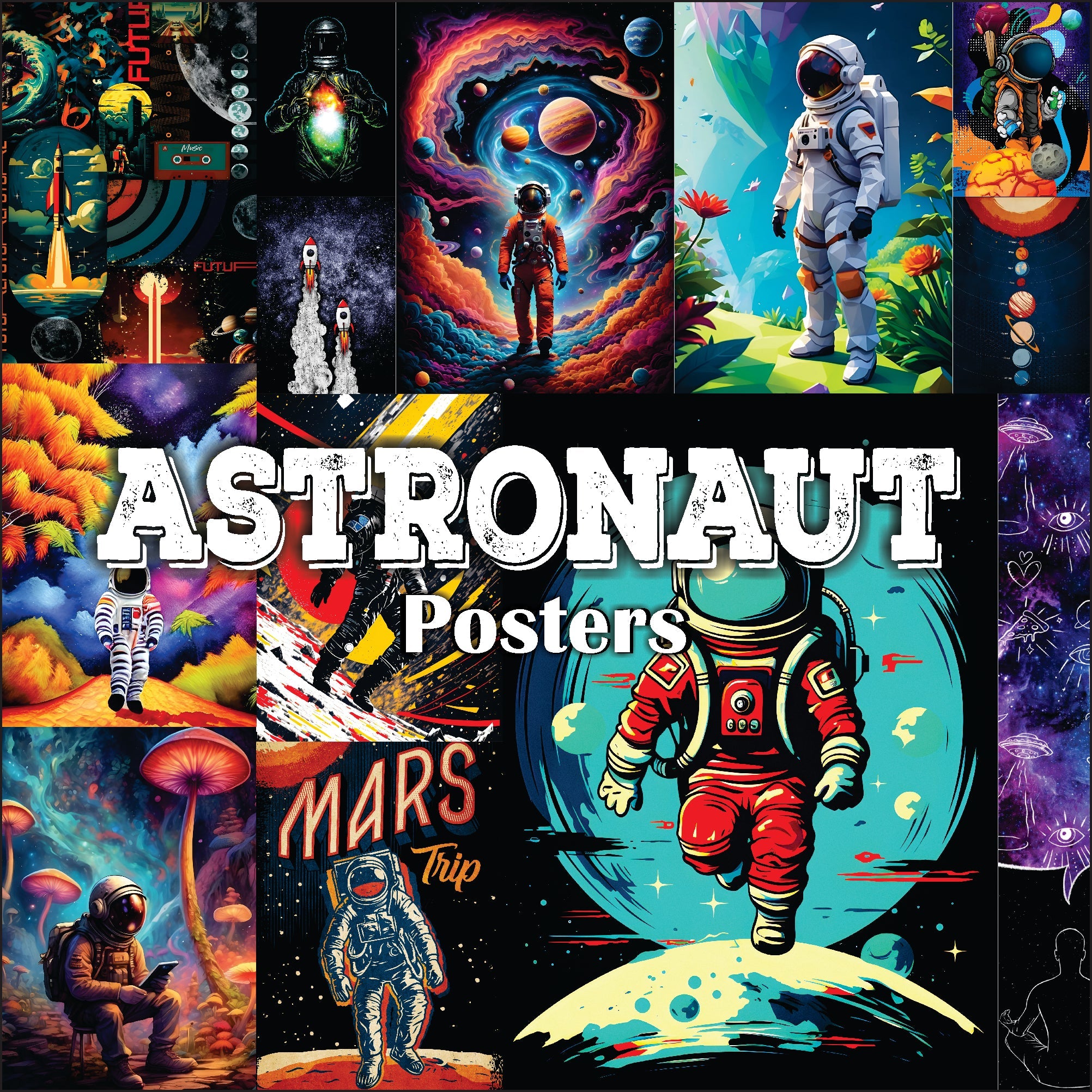 Astronaut Posters – The Poster Valley