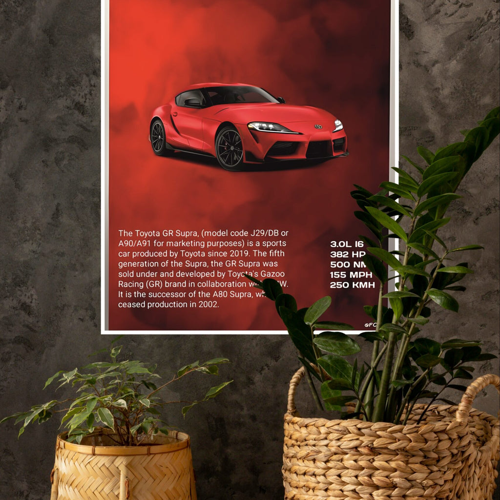 2019 Toyota Supra Poster | Cars Posters – The Poster Valley