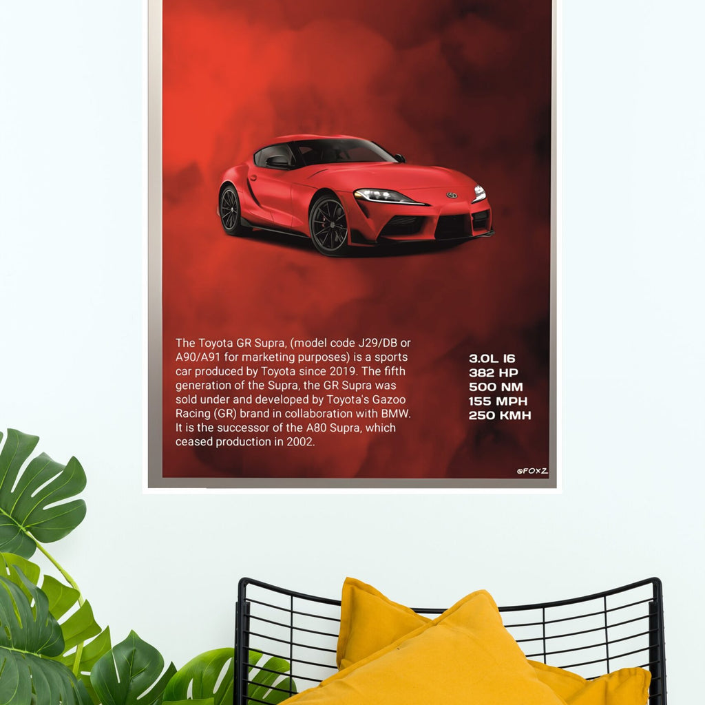 2019 Toyota Supra Poster | Cars Posters – The Poster Valley