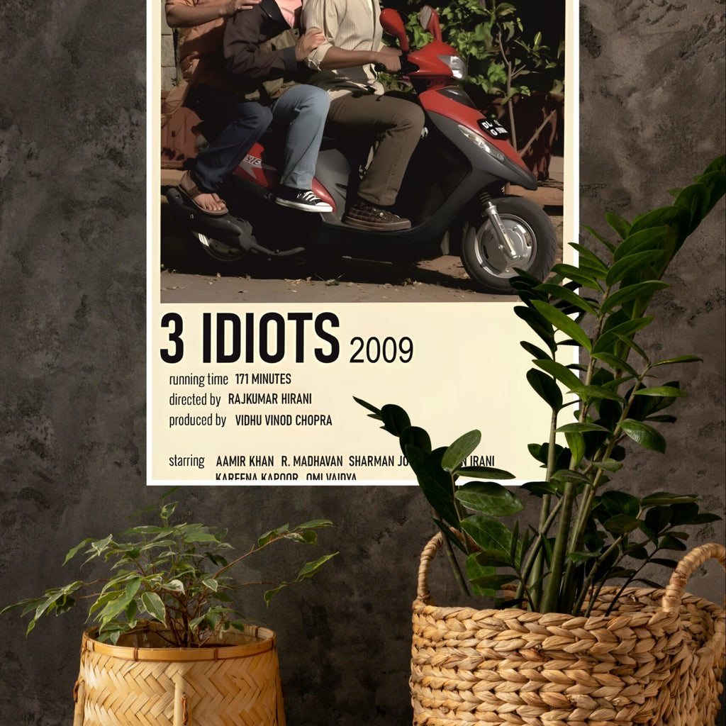 3 Idiots Movie Poster | Bollywood Posters – The Poster Valley