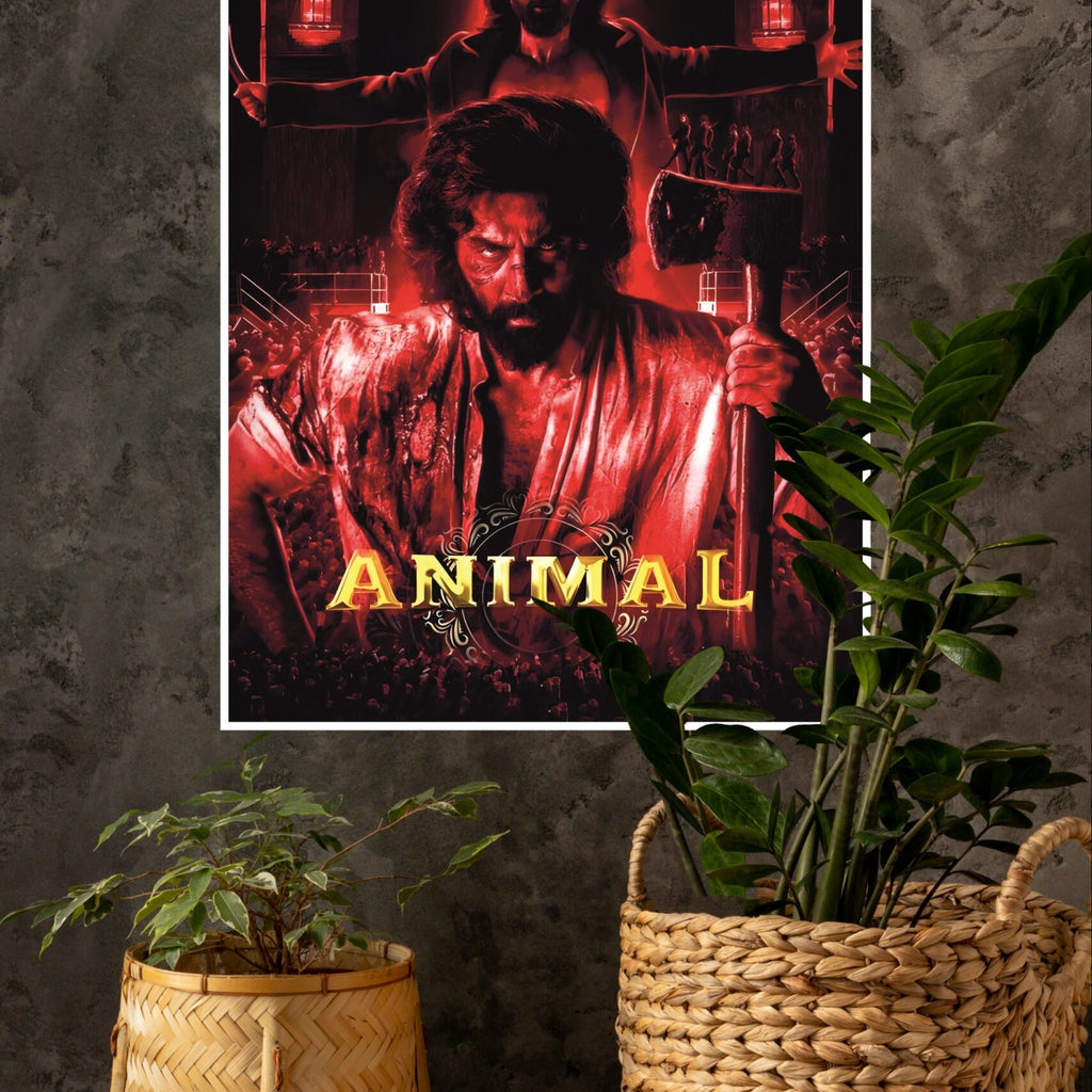 Animal 2023 Movie Poster | Bollywood Posters – The Poster Valley