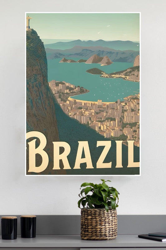 Brazil Poster | CIty Posters – The Poster Valley