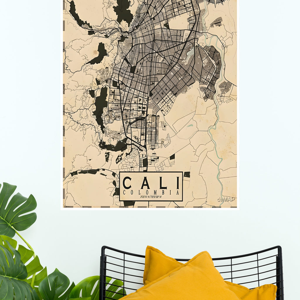 Cali Poster | Map Posters – The Poster Valley