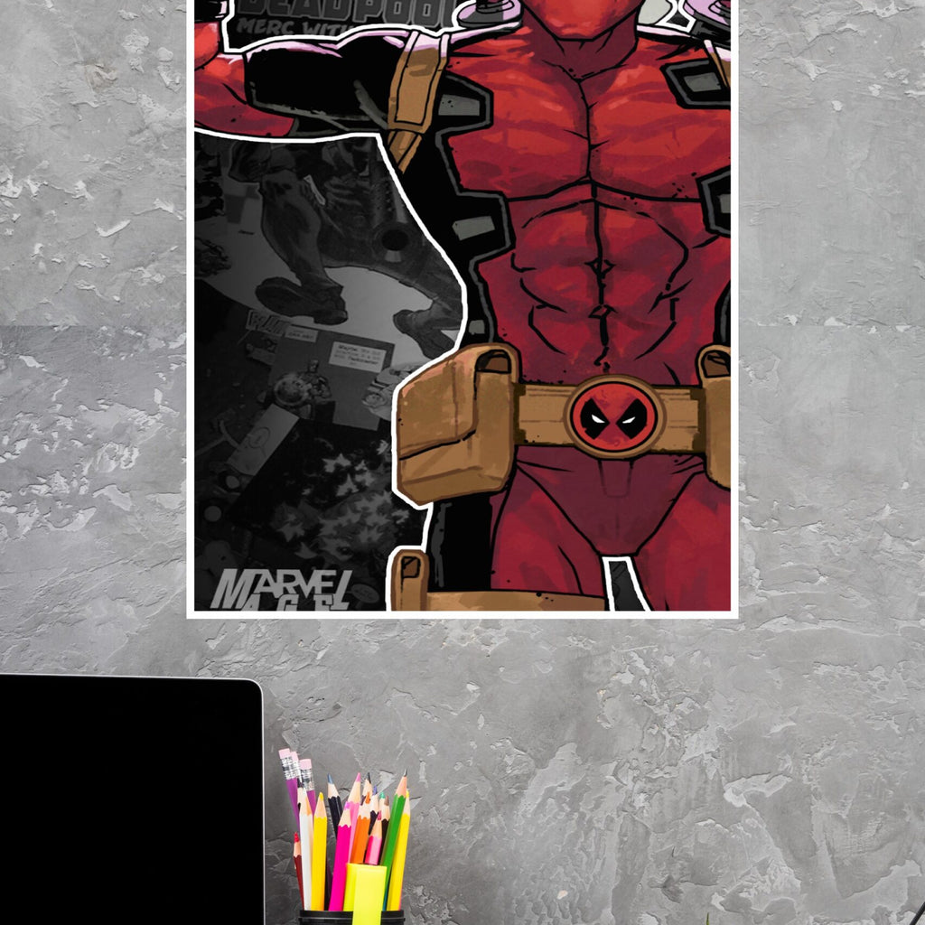 Comic Deadpool Poster, Marvel Poster | Superhero Posters – The Poster ...