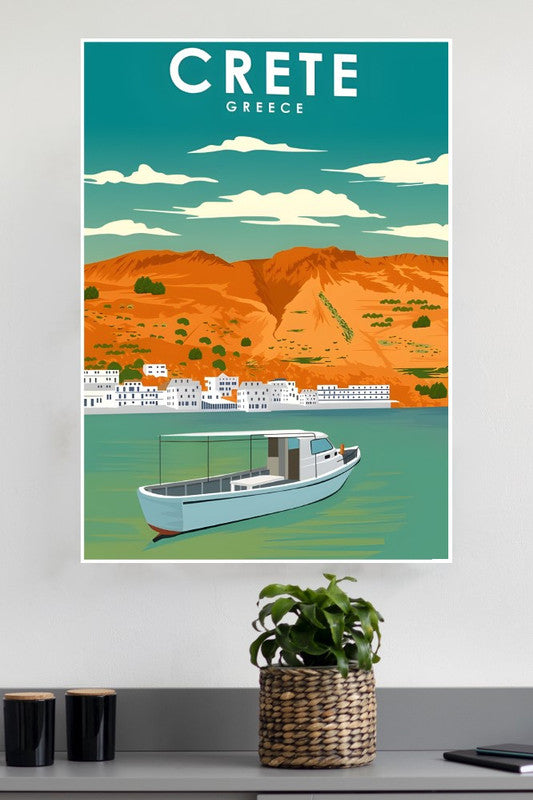Crete Poster | CIty Posters – The Poster Valley