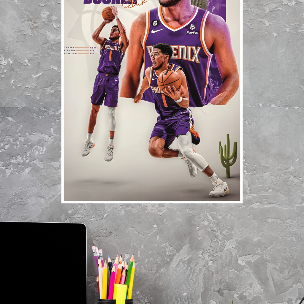 Devin Booker Poster | Basketball Posters | Sports Posters – The Poster ...