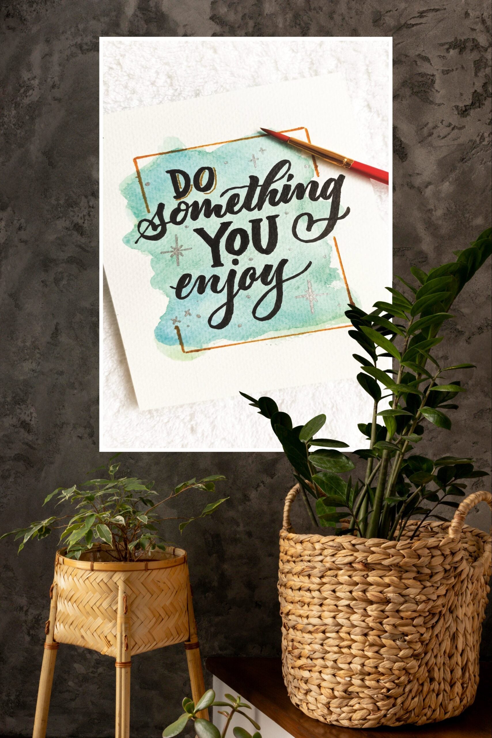 Do Something You Enjoy Poster | Gym and Motivational Quotes Posters ...