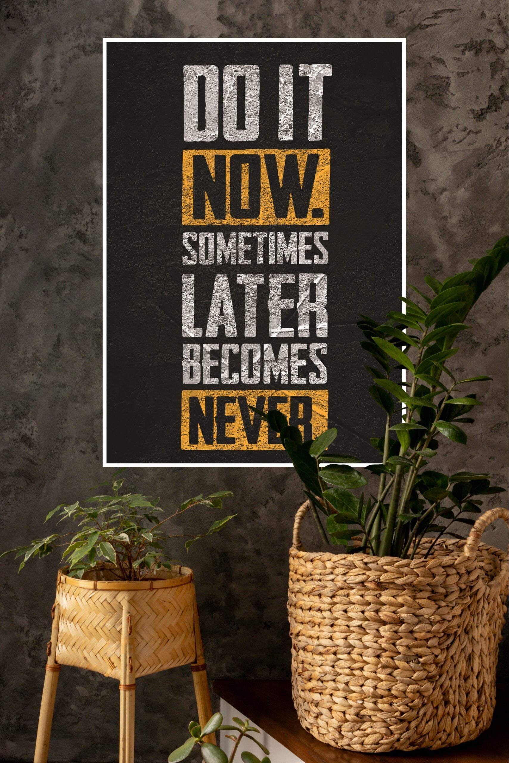 Do It Now Poster | Gym and Motivational Quotes Posters – The Poster Valley