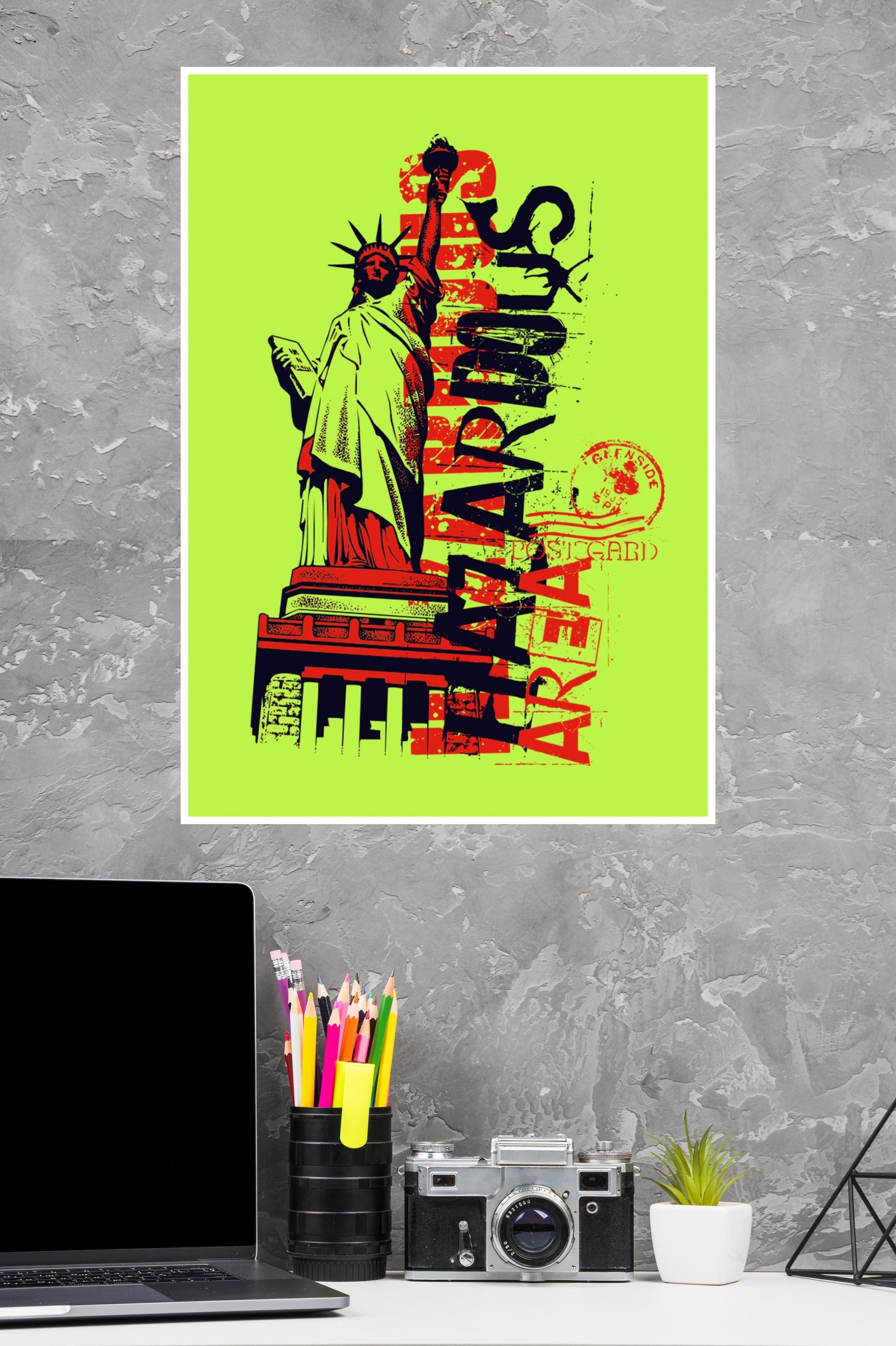 Freedom USA Vector Poster | Art Posters – The Poster Valley