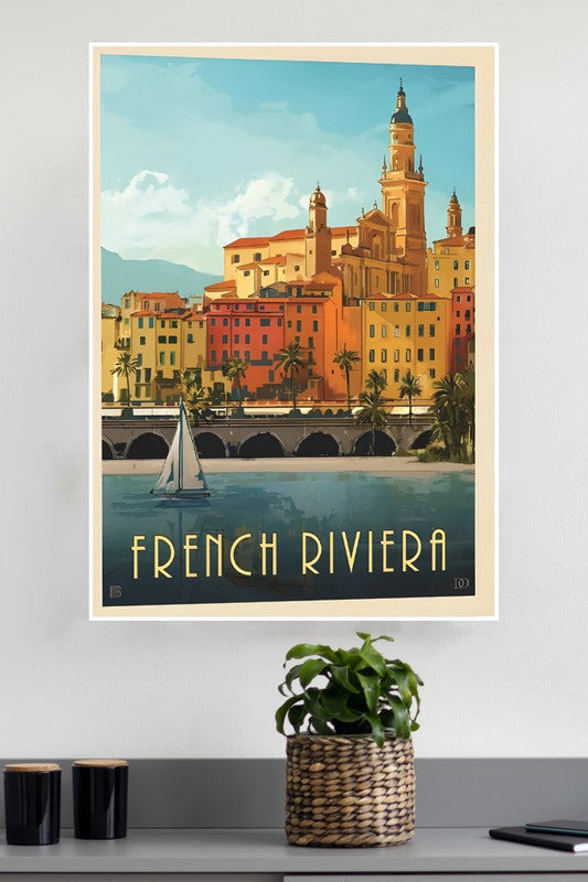 French Riviera Poster | CIty Posters – The Poster Valley