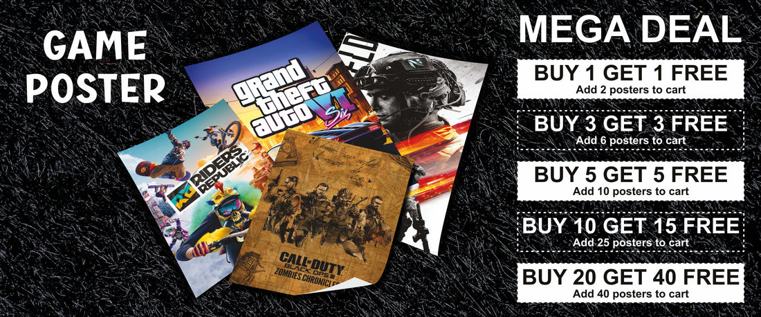 Game Posters | Gaming Wall Art for Gamers – The Poster Valley
