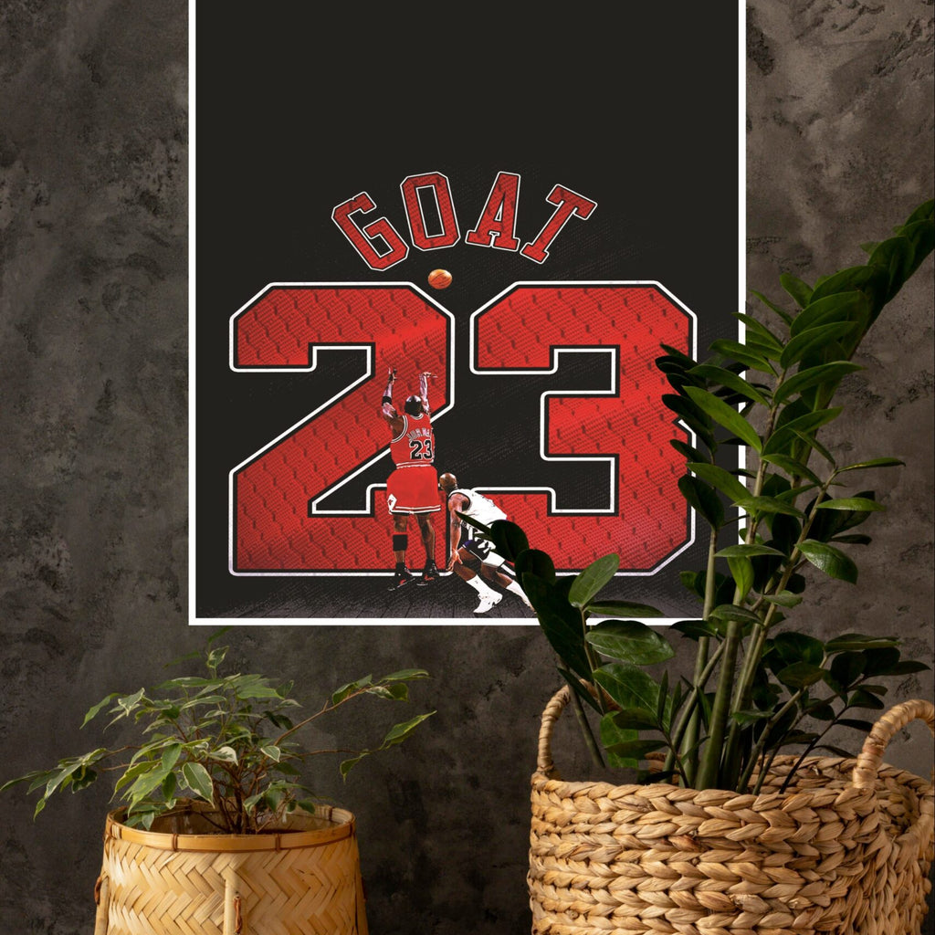 Goat 23 Poster | Gym and Motivational Quotes Posters – The Poster Valley