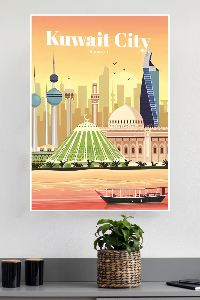 The KuwaIt CIty Poster | CIty Posters – The Poster Valley