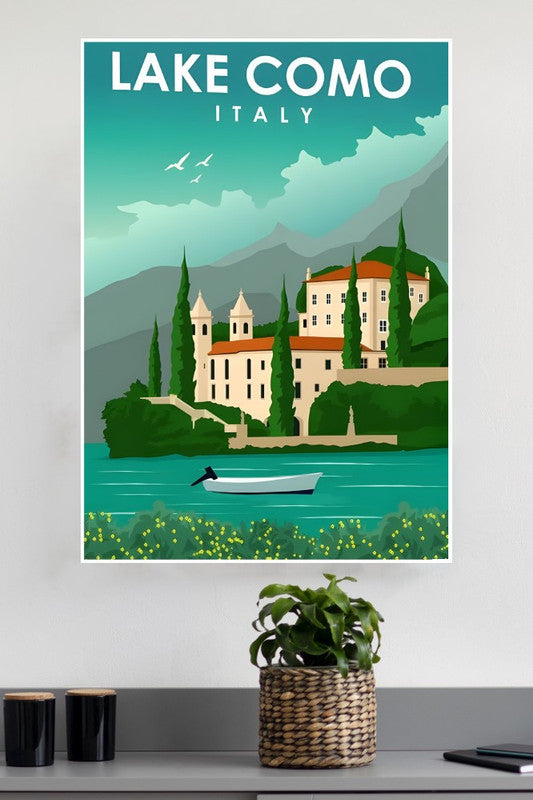 Lake Como Poster | CIty Posters – The Poster Valley