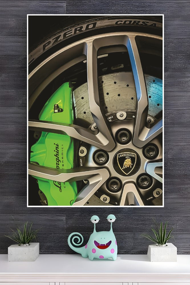 Lamborghini Alloy Wheel Poster | Cars Posters – The Poster Valley