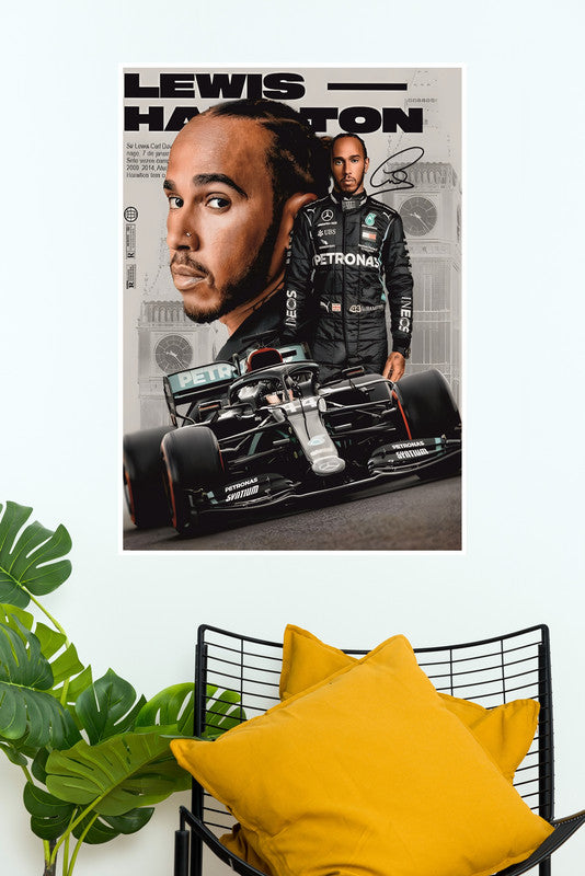 Lewis Hamilton Poster | formula 1 Posters | Car Posters – The Poster Valley