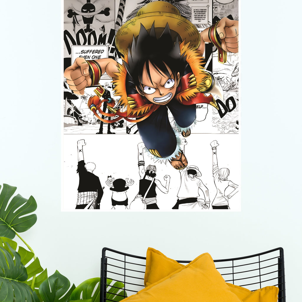 Luffy One Piece Poster | Anime Posters – The Poster Valley