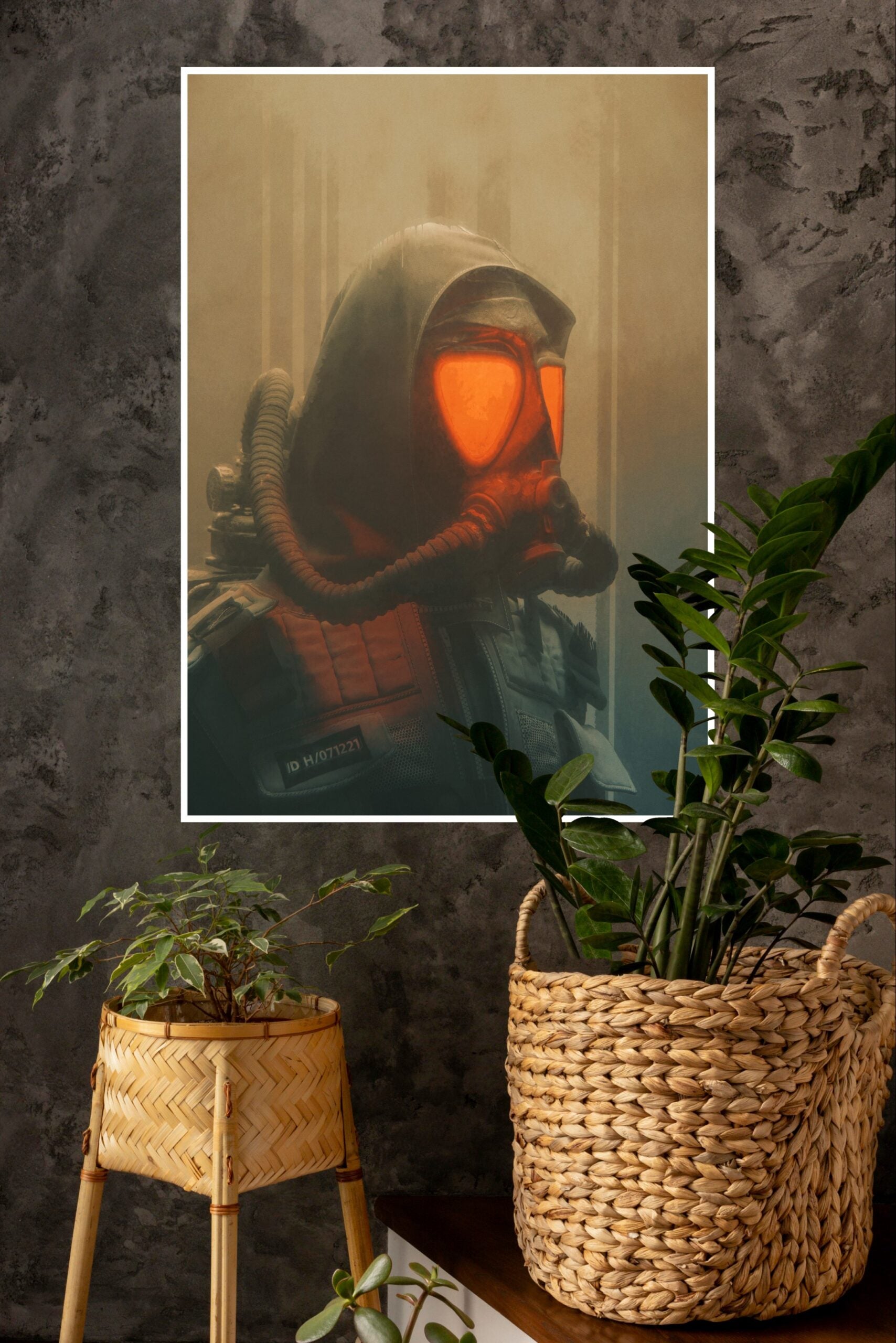 Man in Gas Mask Poster | Darkness Posters – The Poster Valley