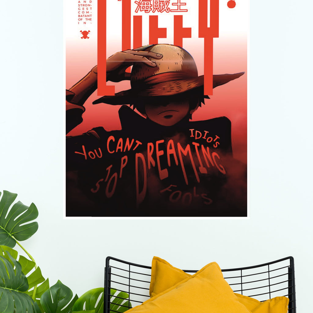 Captain Luffy Poster | Anime Posters – The Poster Valley