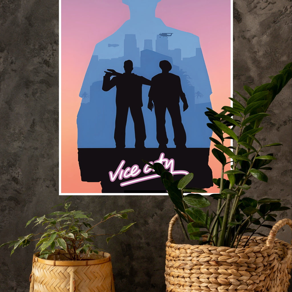 Grand Theft Auto Vice City Poster | Games Posters – The Poster Valley