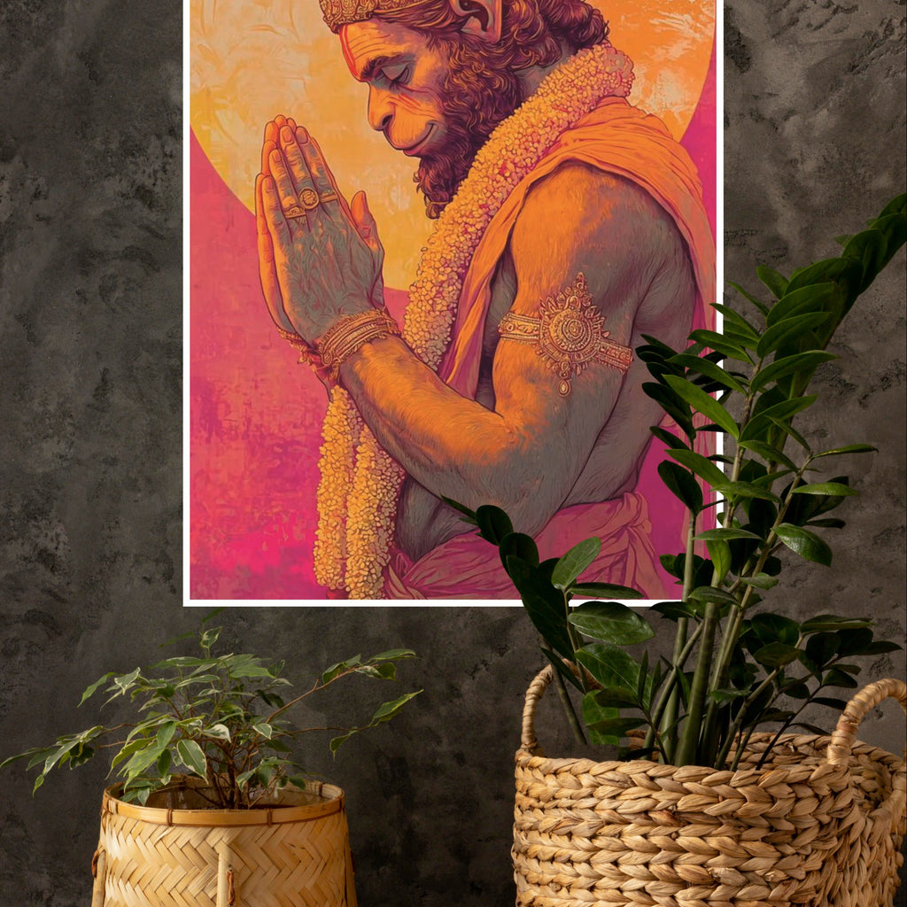 Jai Hanuman Poster | God Posters – The Poster Valley