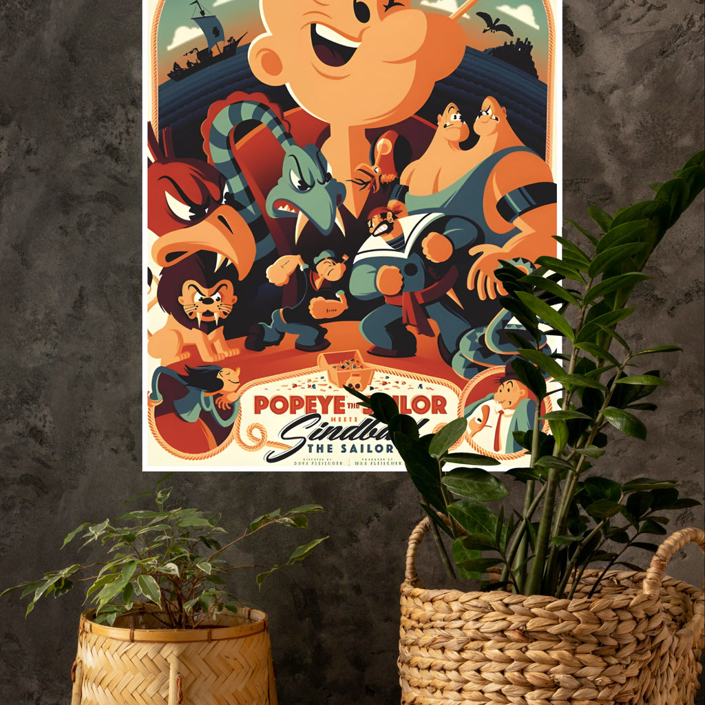 Popeyesailor Poster | Animated Movies Posters – The Poster Valley