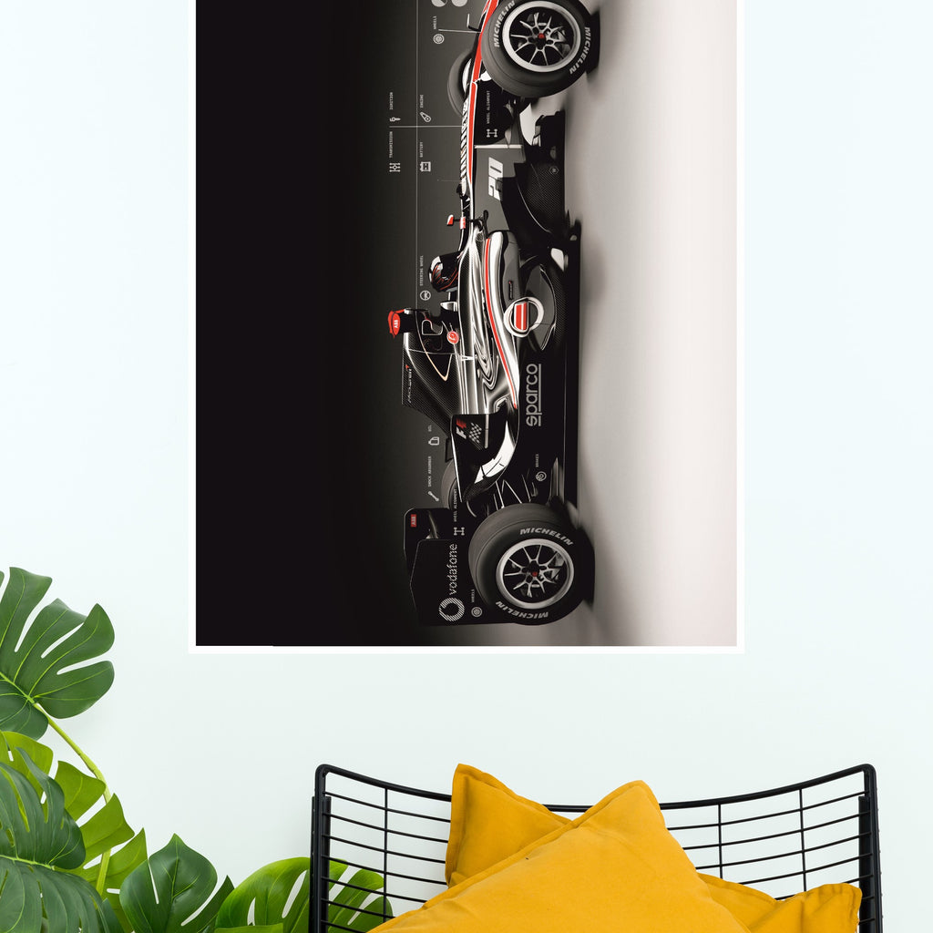Racing Heartbeat Poster | Formula 1 Posters – The Poster Valley