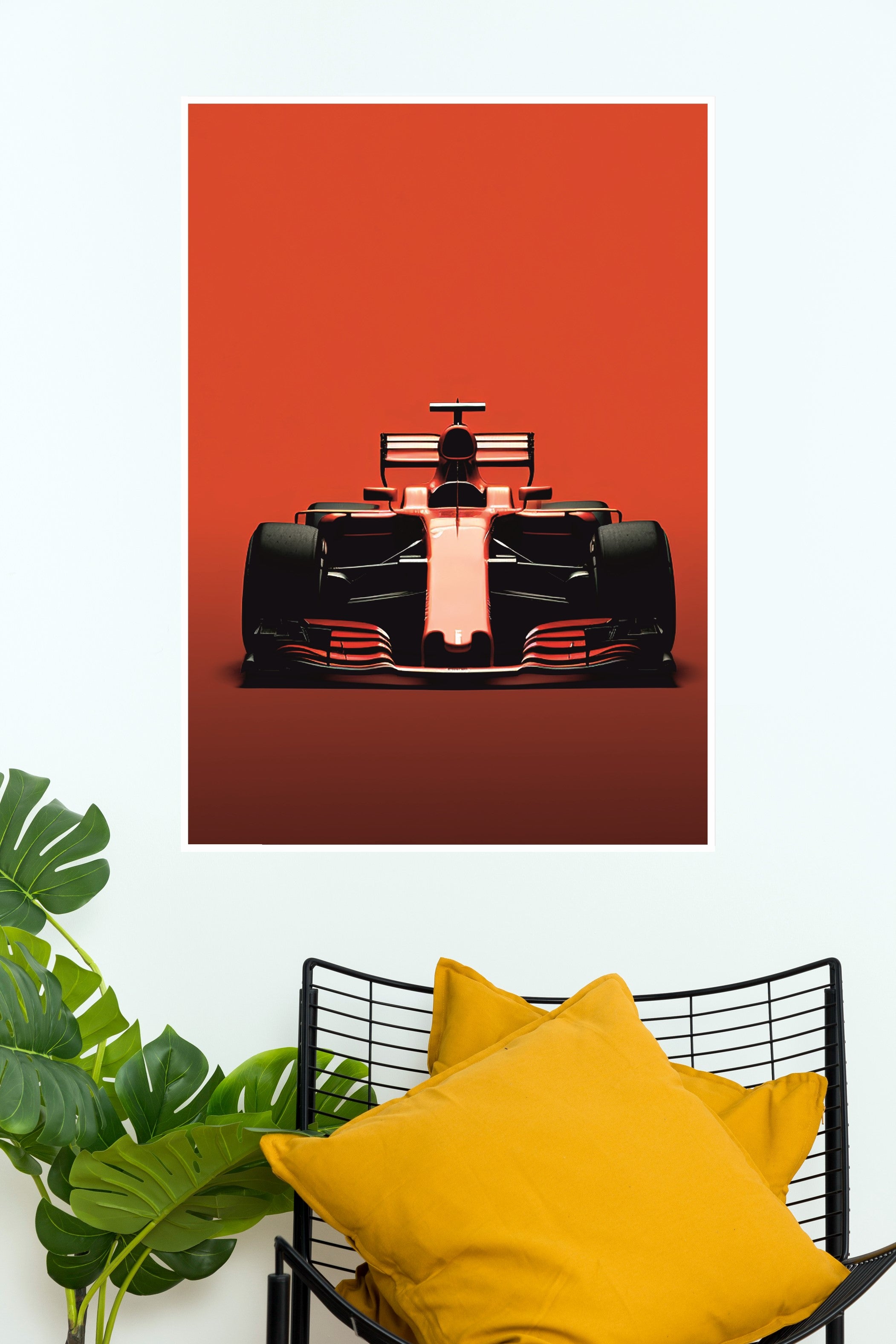 Red and black formula car Poster | Formula 1 Posters – The Poster Valley