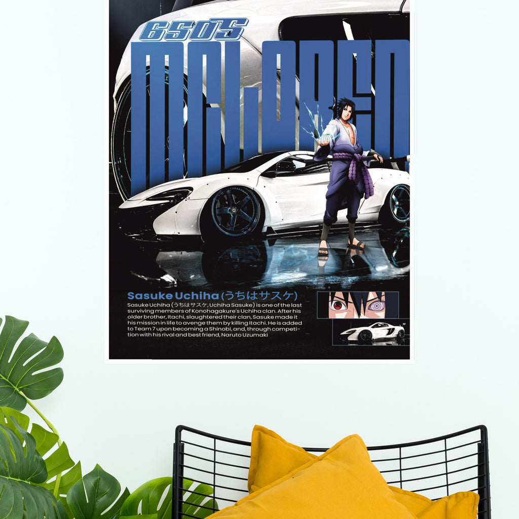 Sasuke Uchiha Poster | Cars Posters – The Poster Valley