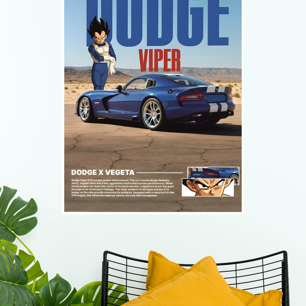 Viper GTS Poster | Cars Posters – The Poster Valley