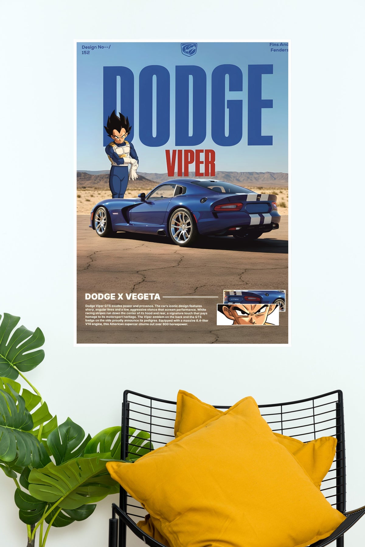 Viper GTS Poster | Cars Posters – The Poster Valley