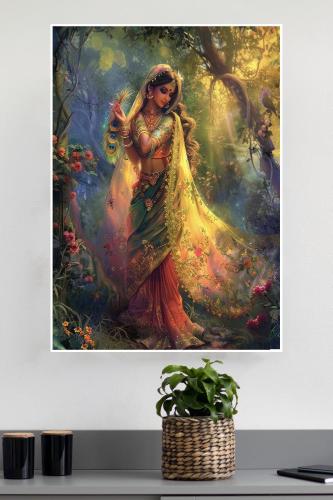 Radha Rani Poster | God Posters – The Poster Valley