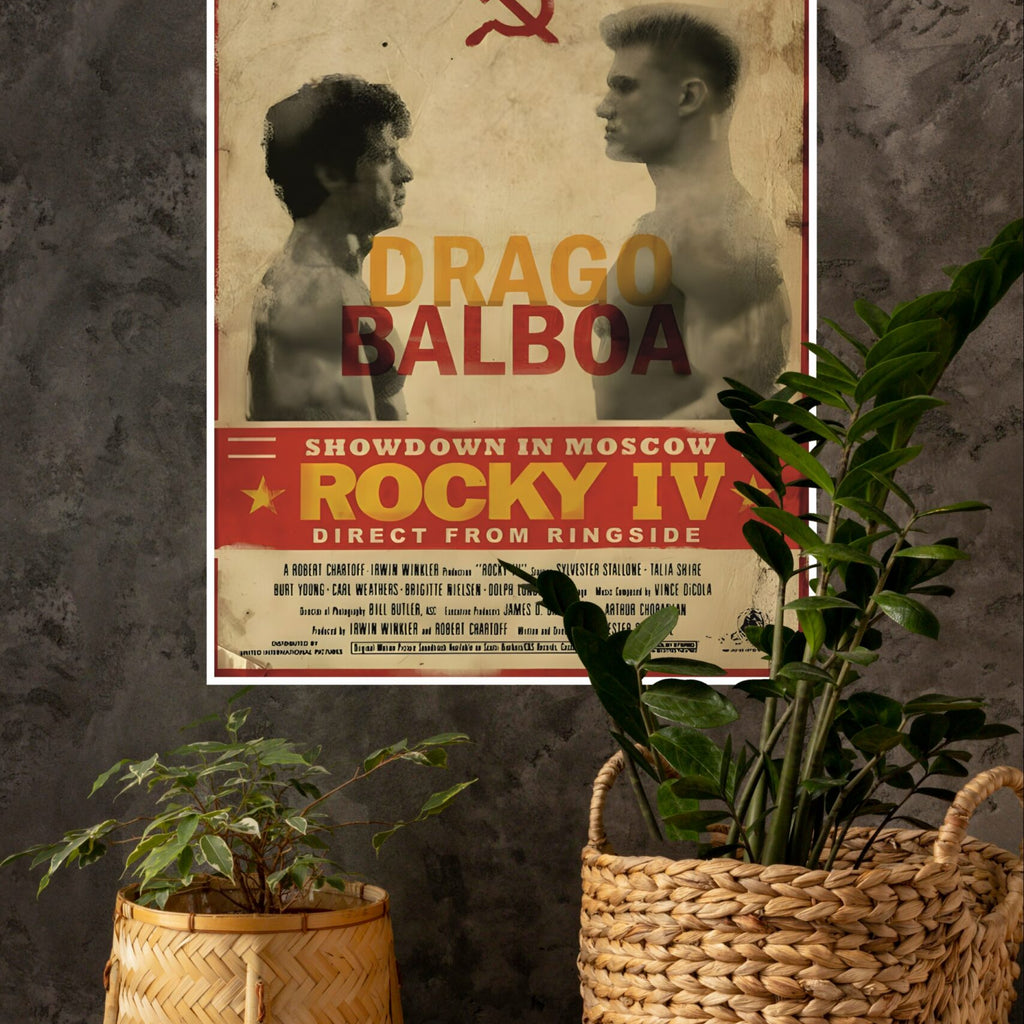 Rocky Balboa Vs Ivan Drago Poster | Boxing Posters | Sports Posters ...