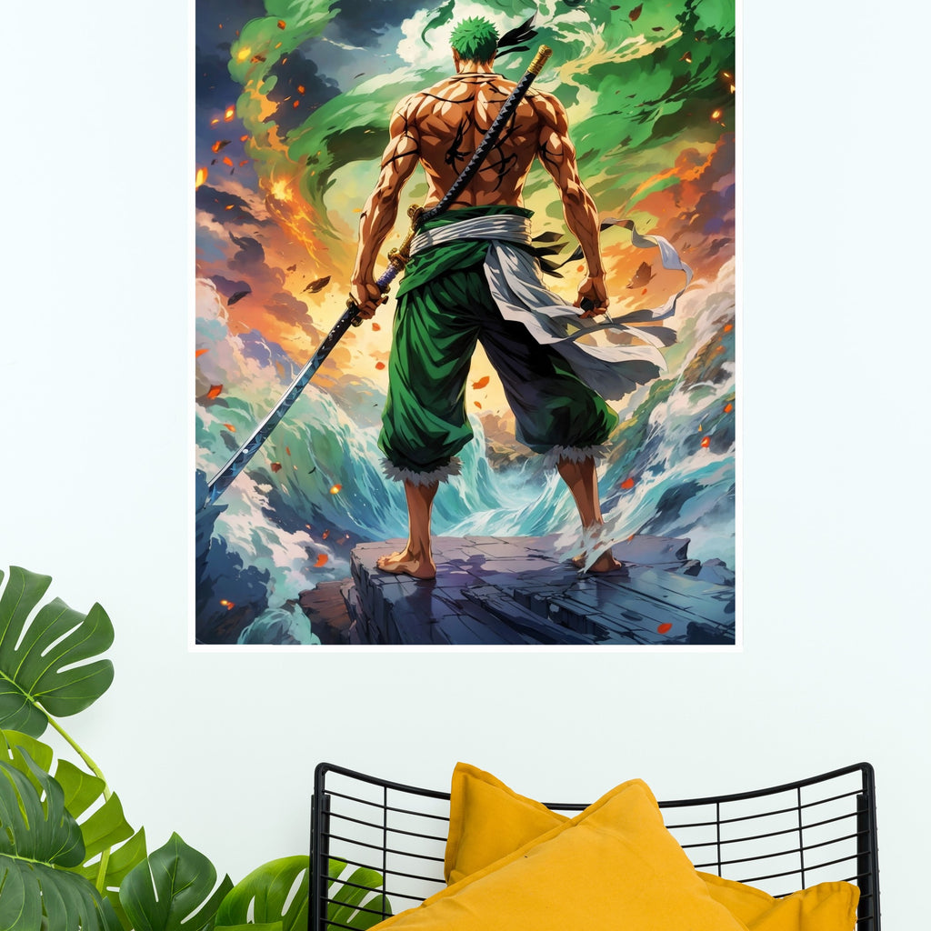 Roronoa Zoro Poster | Anime Posters – The Poster Valley