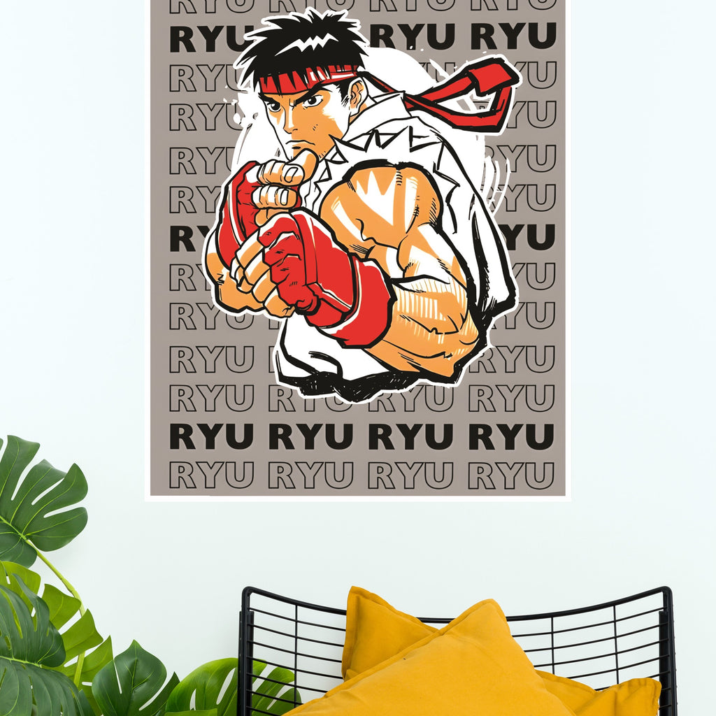 Ryu Street Fighter Poster | Anime Posters – The Poster Valley