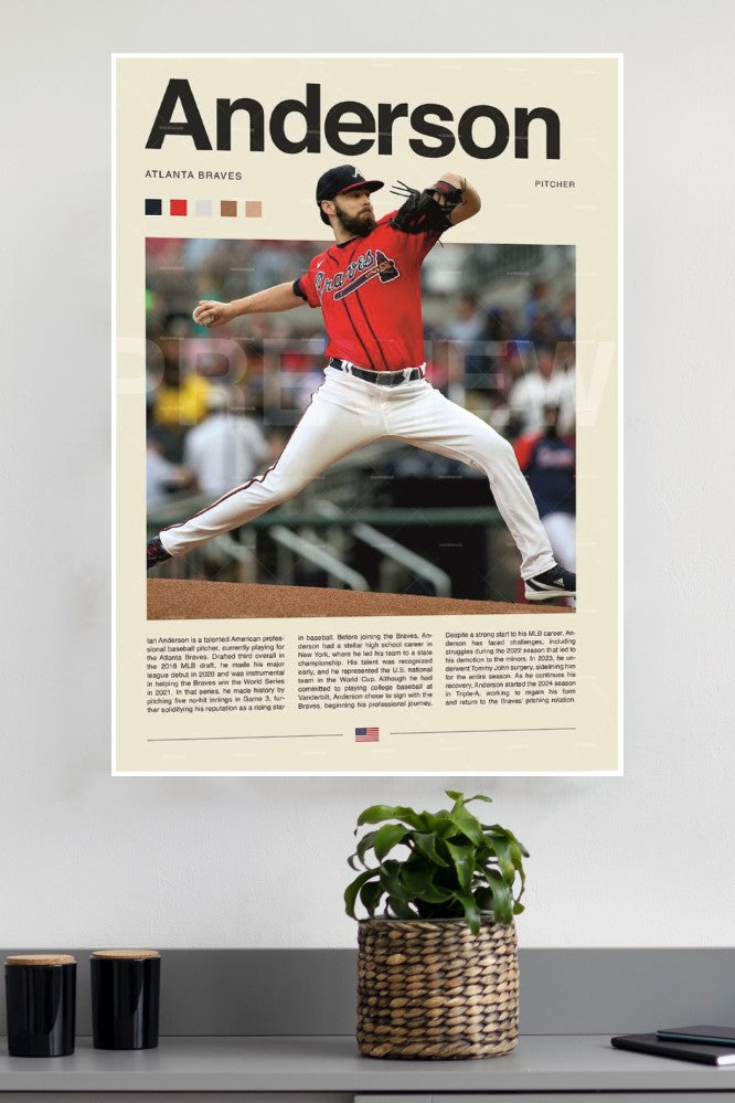 Anderson Poster | Baseball Posters – The Poster Valley