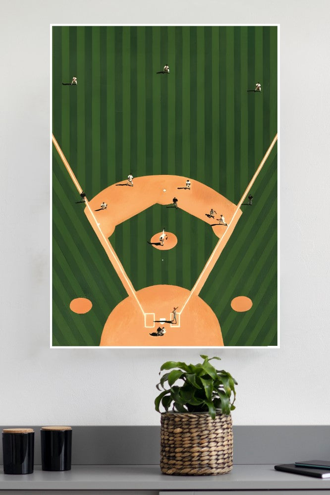 Baseball field Poster | Baseball Posters – The Poster Valley