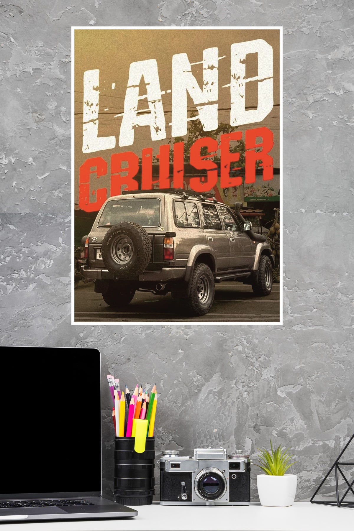 1992 Toyota Land Cruiser Poster | Cars Posters – The Poster Valley