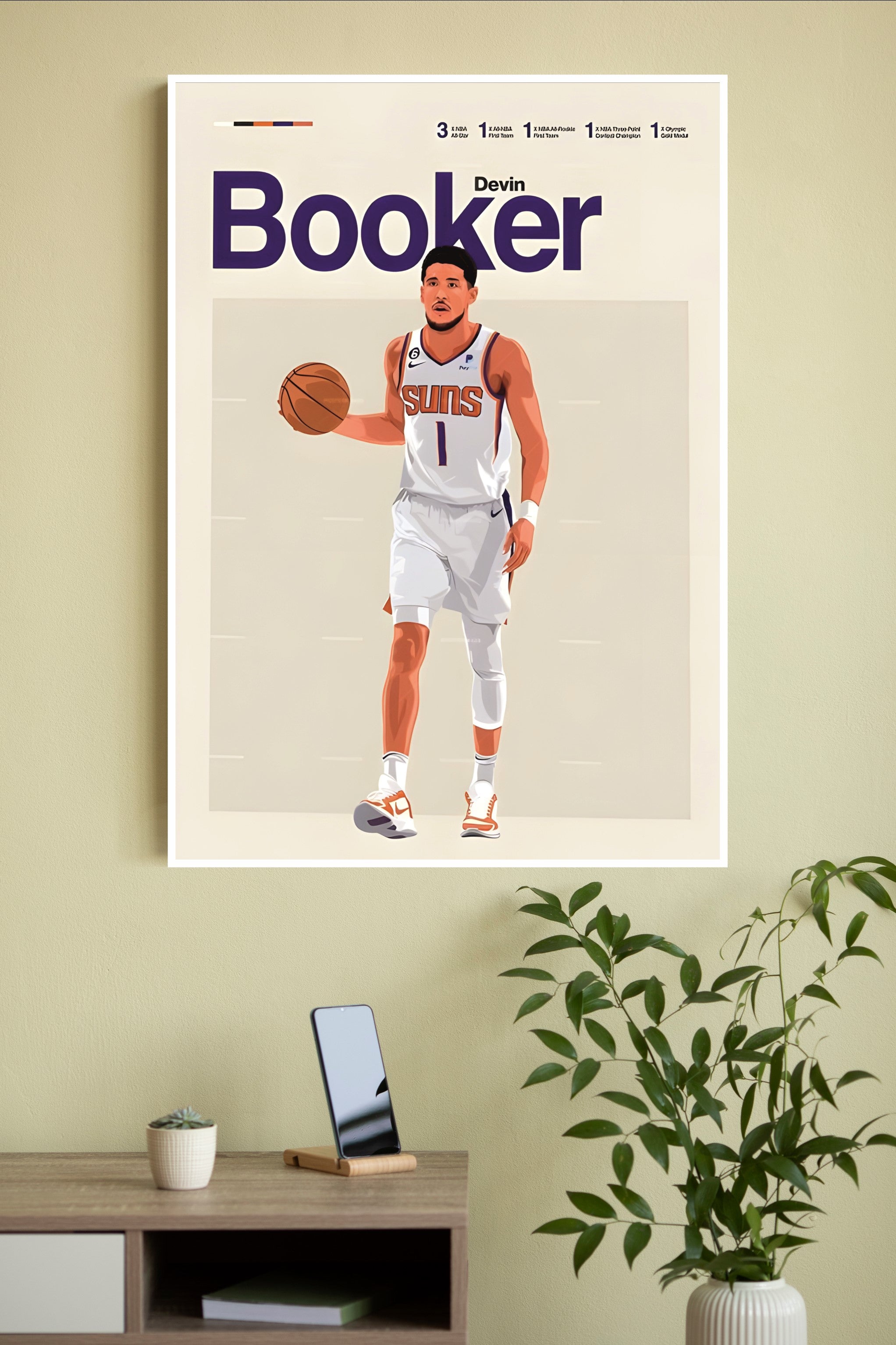 Booker Poster | Football Posters – The Poster Valley