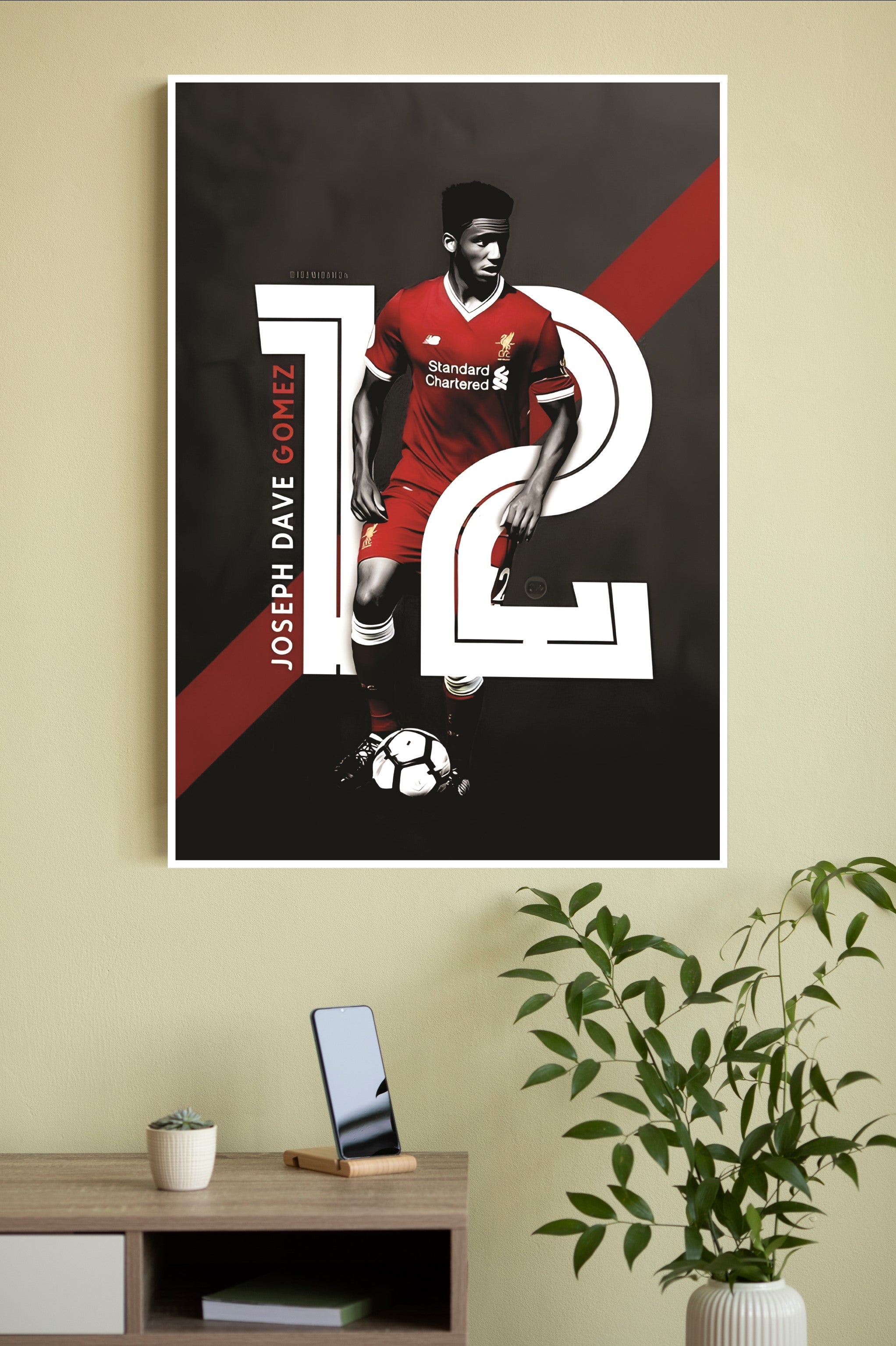Jersey Number 12 Poster | Football Posters – The Poster Valley