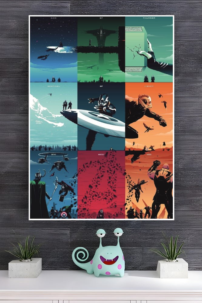Marvel Cinematic Universe Poster | Marvel Posters – The Poster Valley