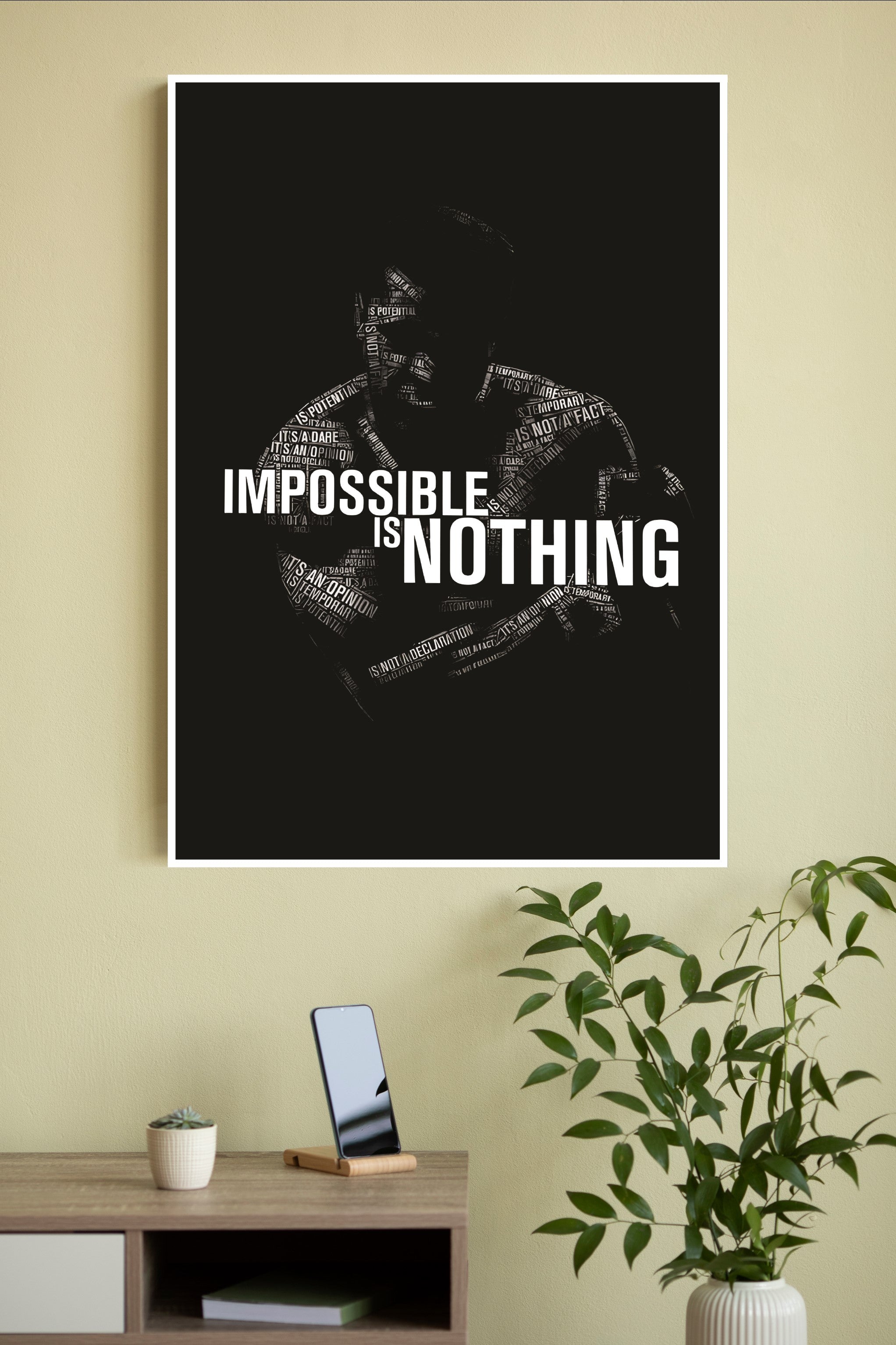 Nothing Poster | Power Full Man Poster – The Poster Valley