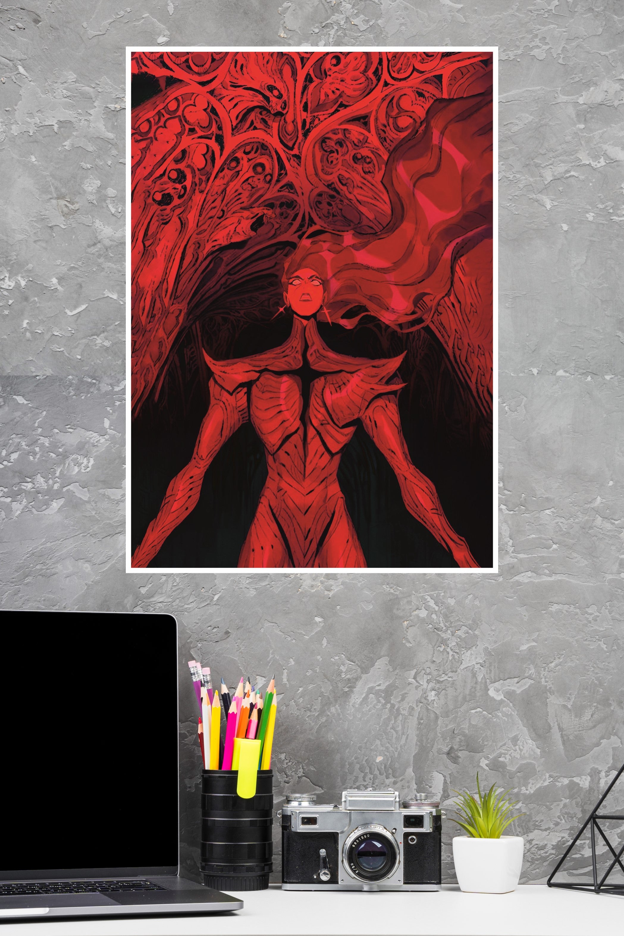 The Dark Aureole Poster | Darkness Posters – The Poster Valley