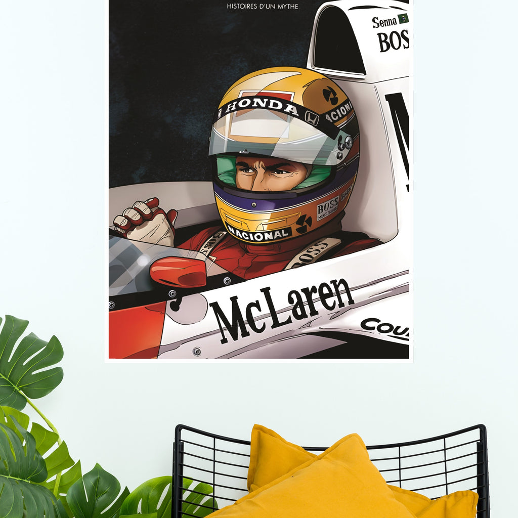 Ayrton Senna Poster | Cars Posters – The Poster Valley