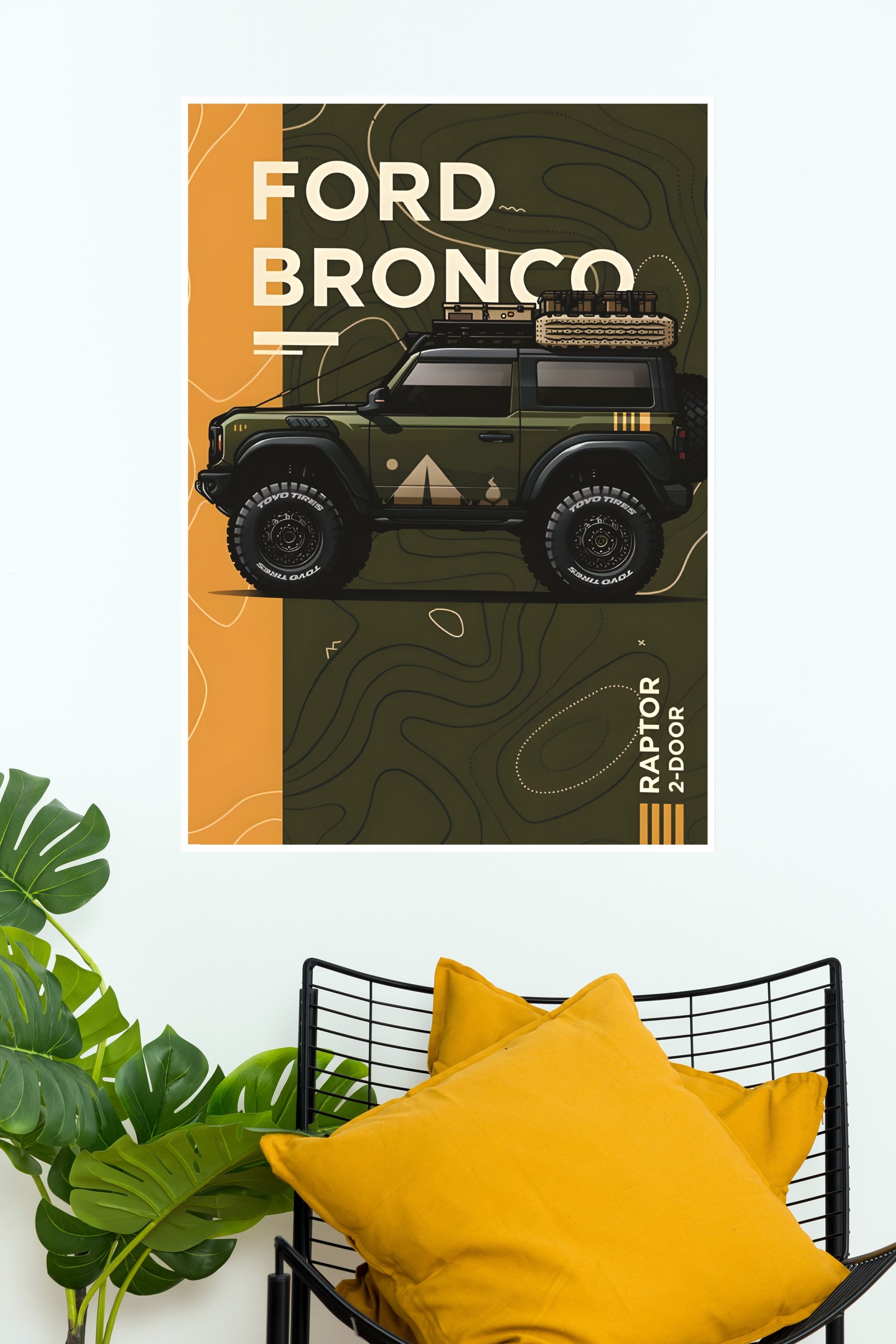 Ford Bronco Poster | Cars Posters – The Poster Valley