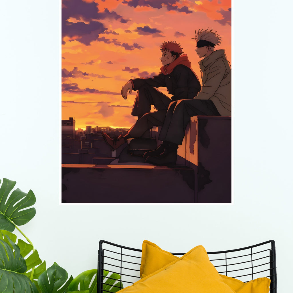 Gojo and Yuji Poster | Anime Posters – The Poster Valley